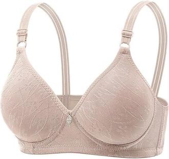 Generic Soutien-gorge pour femme sans armatures en dentelle avec pendentif r&eacute;glable Push Up Lifting affaissement de la poitrine 2026, gris, 68