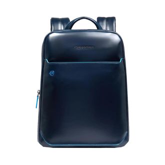 Piquadro Personalisierbarer Laptop-Rucksack mit iPad-Fach- sto&szlig;fest ausgepolstert und RFID-gesch&uuml;tzt - - Bags - Herren - Blau - ONE SIZE