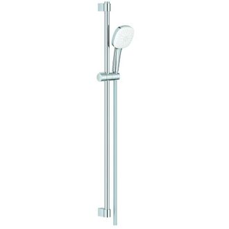 GROHE Tempesta Cube Brausestangenset 110, 900mm, 2 Strahl, 13,5l/min, Chrom, Brauseschlauch Relexaflex 1750mm - Grohe