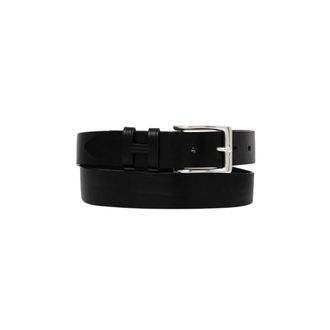 Hackett Casual H Keeper Lederg&uuml;rtel - - Accessories - Herren - Schwarzk - 80 CM