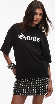 AllSaints Allsaints - Saint Amelie - T-shirt - Noir