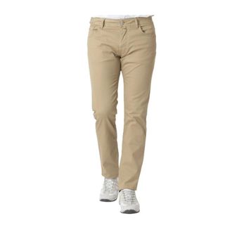 Jacob Cohen Schmale Bequeme Beige Baumwolljeans - - Trousers - Herren - Beige - W29