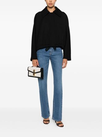 Victoria Beckham Womens Jacket Arden Black Virgin Wool Dress