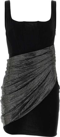 Giuseppe Di Morabito Femme, Robes, Noir, Taille: 38 FR Mini-robe Orn&eacute;e de Cristaux
