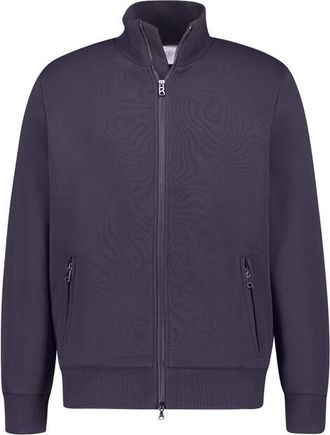 Bogner Herren Pullover blau Baumwolle unifarben
