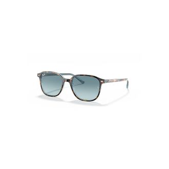 Ray-Ban Leonard Sonnenbrillen Havana Auf Hellblau Fassung Blau Glas 53-18