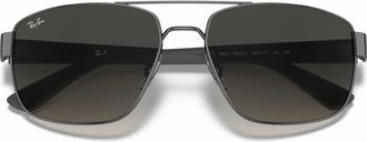 Ray-Ban unisex, Accessoires, Noir, Taille: 60 MM Rb3663 Lunettes de soleil