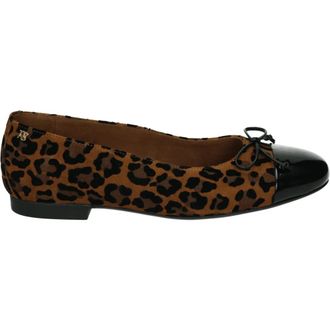 Paul Green Braune gemusterte Ballerinas - - Shoes - Damen - Braun - 37 EU