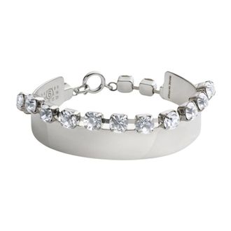 Maison Margiela unisex, Accessoires, Gris, Taille: S Bracelet Strass