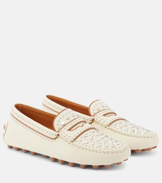 Tod's Verzierte Mokassins Gommino aus Leder