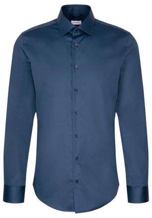 Seidensticker Herren Business Hemd - Slim Fit - Bügelleicht - Kent-Kragen - Langarm - 100% Baumwolle