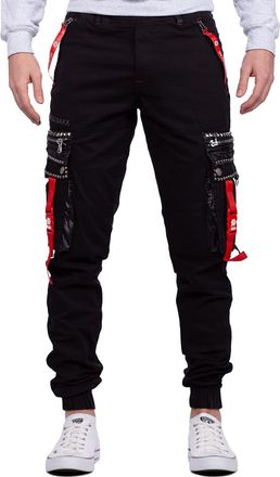 Cipo & Baxx Herren Jogginghose CR132 Schwarz XXL