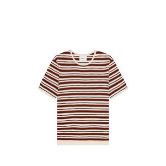 Nn.07 T-shirt ray&eacute; en maille de coton