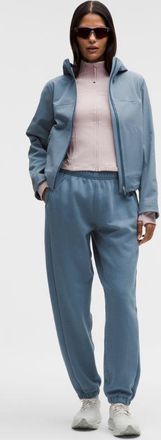 lululemon Scuba Jogger im Oversized Fit mit mittelhohem Bund Regular f&uuml;r Frauen - Gr&ouml;&szlig;e 2XS in Steel Blue