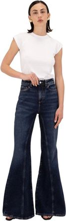 Icon Denim Los Angeles Femme, Jeans, Bleu, Taille: W24 Flared Jeans