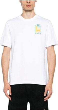 Casablanca Homme, Tops, Blanc, Taille: 2XL T-Shirt