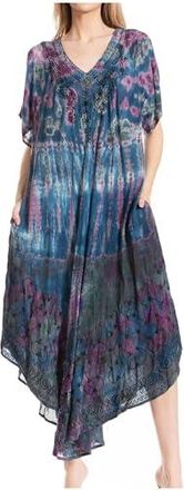 Sakkas 20SE Robe Caftan Brodée Viveka - 4-Gris - OS