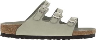 Birkenstock Femme, Chaussures, Vert, Taille: 39 EU Arizona Soft Footbed Three Strap Sandales