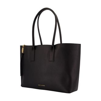 Marc Jacobs Womens The Work Tote Shopper Bag - Marc Jacobs Leather Black Cowhide Totes-Shopping-Bags