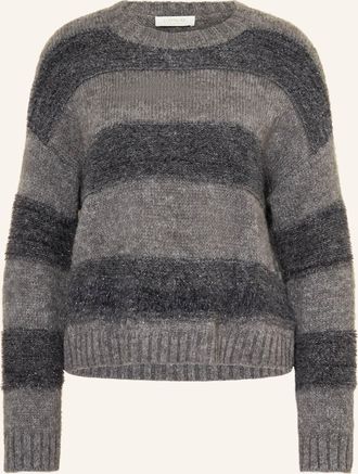 Cat Noir Catnoir Pullover Mit Alpaka Und Glitzergarn grau