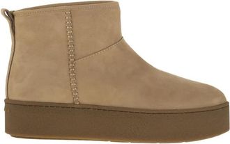 Hogan Stiefel - H681 - Nubuck Ankle Boots - Gr. 35,5 (EU) - in Beige - f&uuml;r Damen