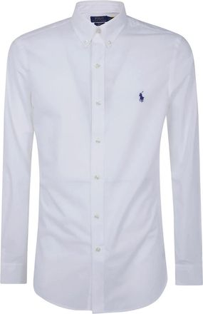 Polo Ralph Lauren Homme, Chemises, Blanc, Taille: XL Chemise Sport Manches Longues
