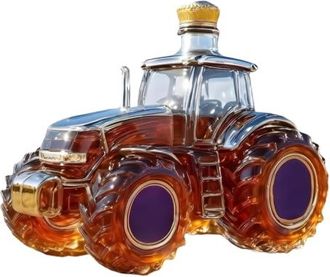 Generic Bouteille De Vin De Whisky Tracteur, Carafe &agrave; Liqueur De Whisky Cr&eacute;ative De 300 Ml, Figurine De Statue Dart, Carafe En Verre De Qualit&eacute; Sup&eacute;rieure Pou