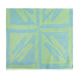 Moschino unisex, Accessoires, Vert, Taille: ONE Size &Eacute;charpe Logo