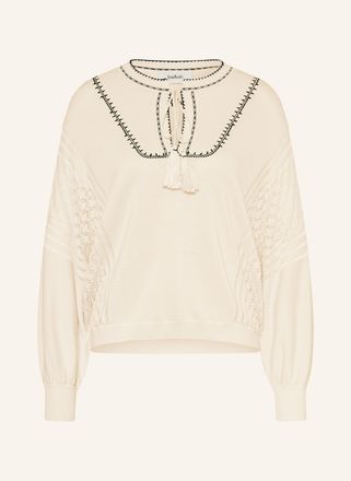 BA&SH Ba&Sh Pullover Bausca weiss