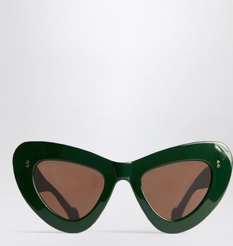 J.W.Anderson JWA06 butterfly sunglasses in forest green
