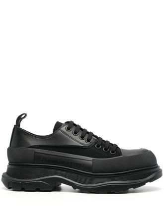 Alexander McQueen Sneakers mit Kontrasteins&auml;tzen - Schwarz