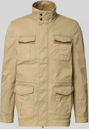 Christian Berg Jacke mit Stehkragen und Pattentaschen