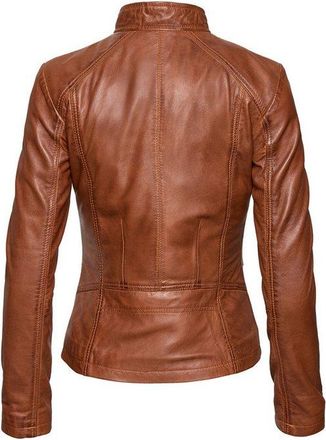 Bugatti Lederjacke (1-St) aus hochwertigem Leder