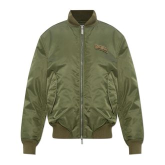 Off-white Isolierte Bomberjacke - - Jackets - Damen - Gr&uuml;n - M