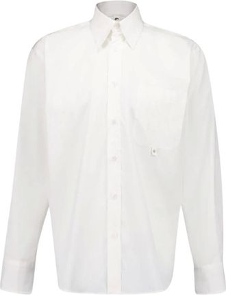 Maison Margiela Homme, Blouses et Chemises, Blanc, Taille: M Chemise Blanche &agrave; Col D&eacute;tachable