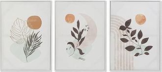 DKD Home Decor Blätter (52,5 x 3,5 x 72 cm) (3-teilig) (Referenz: S3018231)