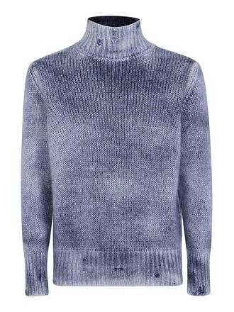Avant Toi Pull Col Roul&eacute; - Gris