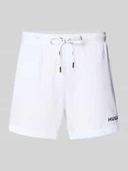 HUGO BOSS Badeshorts mit Label-Print Modell HAITI