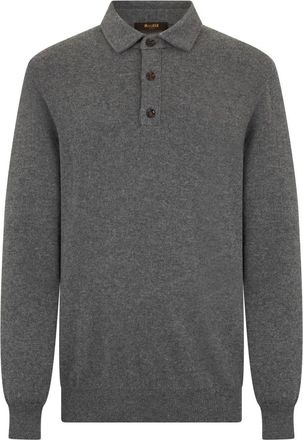 Moorer Homme, Tops, Gris, Taille: M Apricale Cashmere Polo