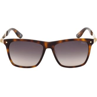 BMW Sonnenbrille mit Rahmen in Havana-Blond mit Farbverlauf und getönten Gläsern