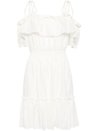 Tout à Coup robe à épaule dénudées - Blanc