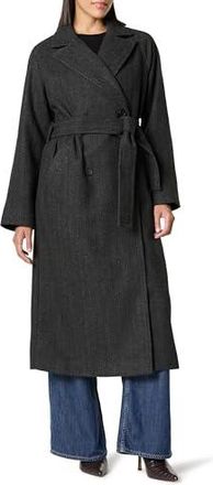 The Drop Jessy Elongated Overcoat Manteaux, Chevrons Gris, XL