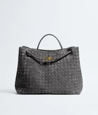 Bottega Veneta Andiamo grand format - Gris - Femme - Unisex