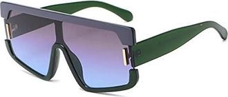 Generic Lunettes de soleil rétro à grande monture pour homme et femme Tendance Street Shooting Street Shooting