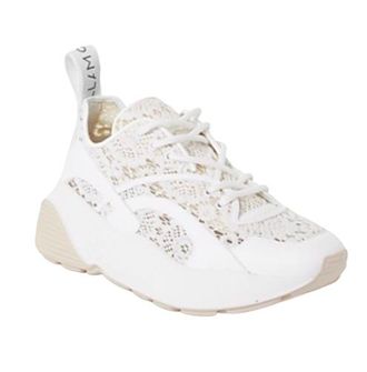 Stella McCartney White Lace Trainers Size 38