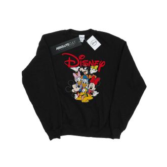 Disney Mickey Mouse Crew Sweatshirt f&uuml;r Herren (Schwarz)