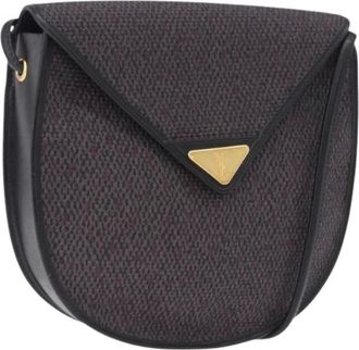 Saint Laurent Sac bandouli&egrave;re en toile Pre-owned - Femme - Pre-owned - Violet - Taille: ONE Size
