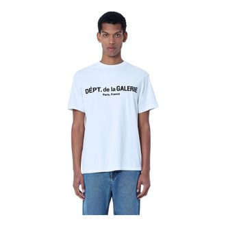 Gallery Dept. Cotton Jersey Logo T-Shirt - - Tops - Herren - Wei&szlig; - XL