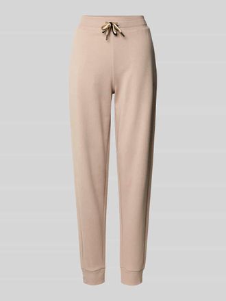 HUGO BOSS Regular Fit Sweatpants aus Lyocell-Mix Modell CP STRIPE PANTS