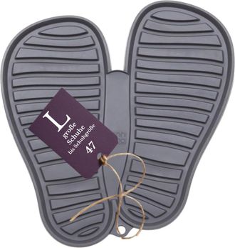 Sanni Shoo Shoe.Pad Schuhablage Schuhabtropfschale - Waschbare Schuhmatte in versch. Größen & Farben I Flexible Schuhwanne (L, bis Schuhgröße 47)